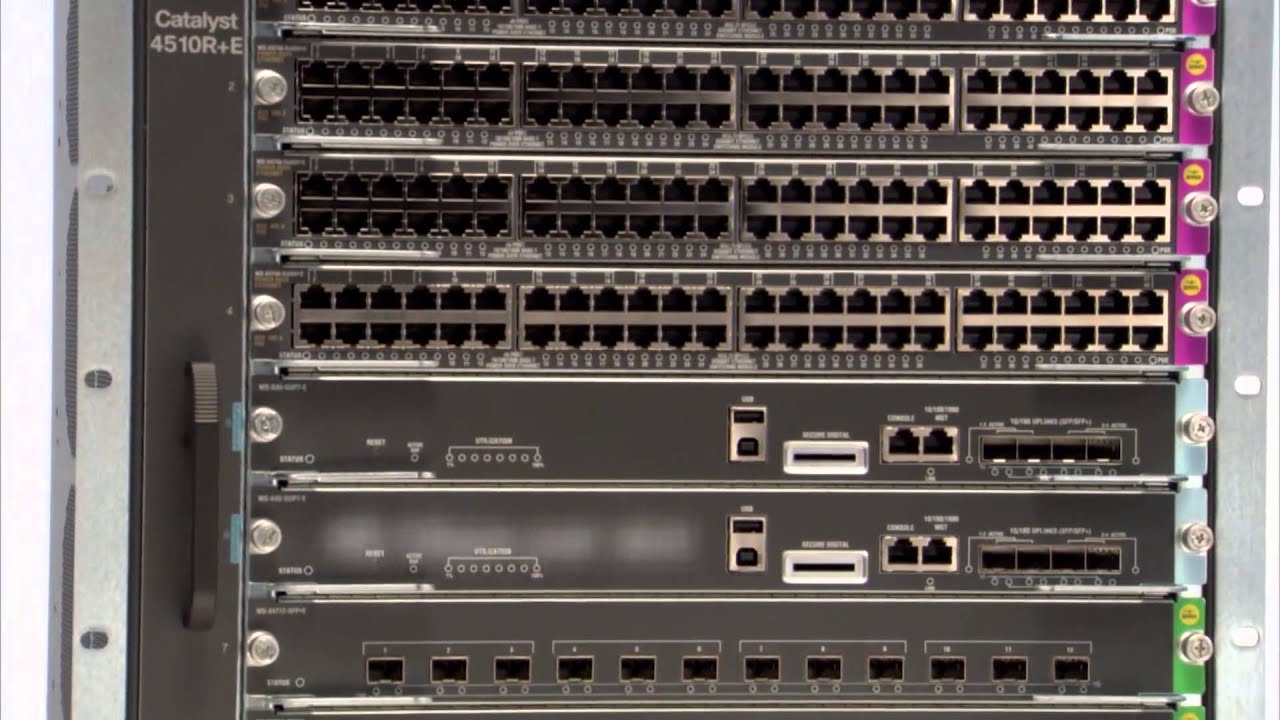 Cisco Catalyst 4500E Switches redefining campus access switching - YouTube