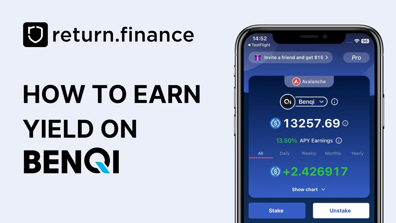 How to Earn Yield on BENQI: Return Finance - YouTube
