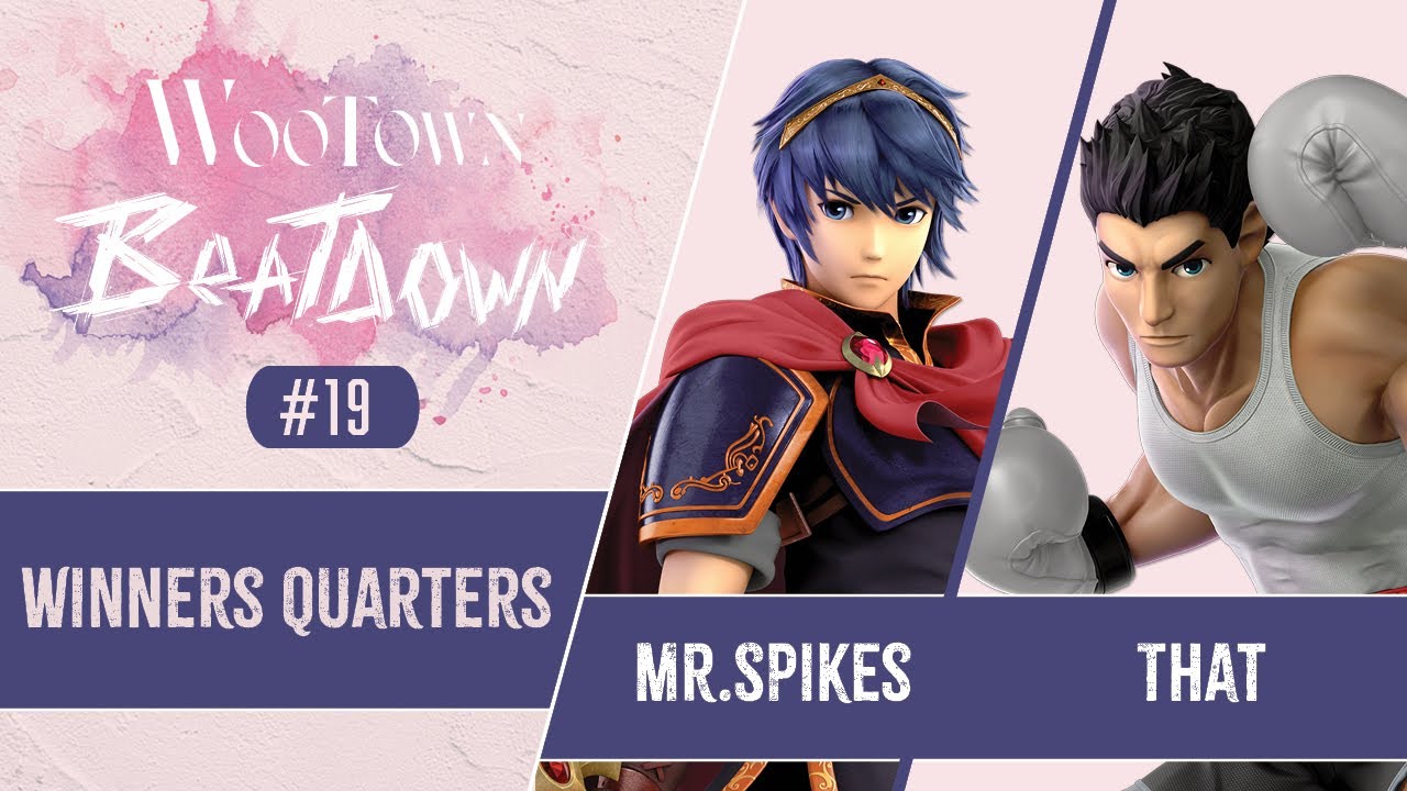 Mr. Spikes (Marth) vs That (Little Mac) | WTBD #19 | Winners Quarters ...