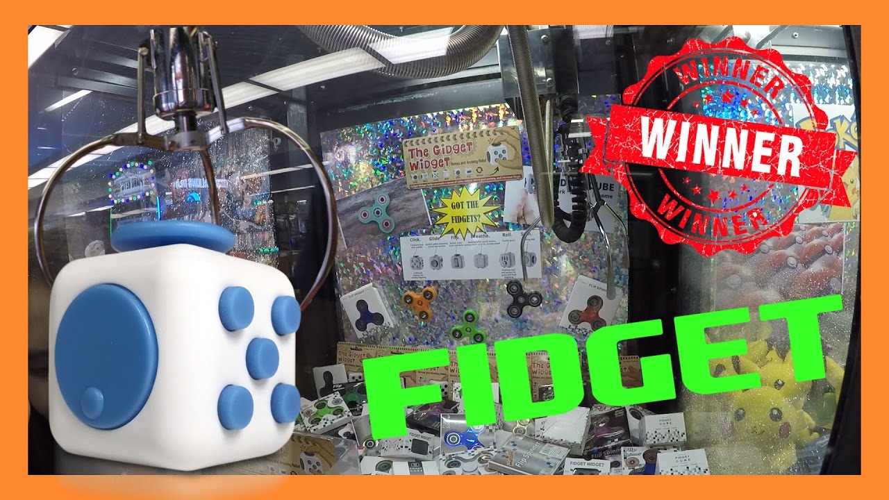 FIDGET CUBE CLAW MACHINE WINS - FIRST TRY!! - YouTube