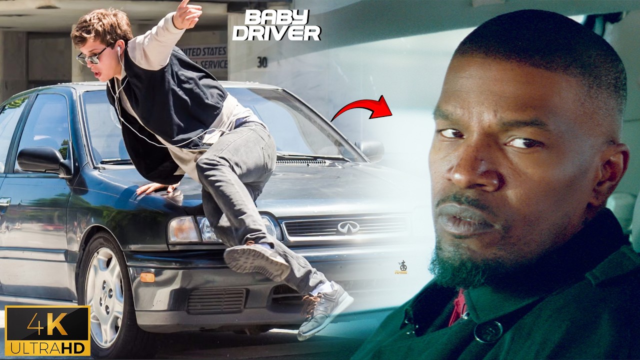 Baby Driver Tense Scene - The Heist Will Go Wrong! - YouTube
