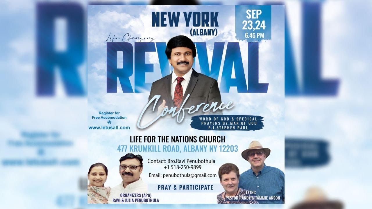 1-APG - Life Changing Revival Conference with Pastor PJ Stephen Paul ...