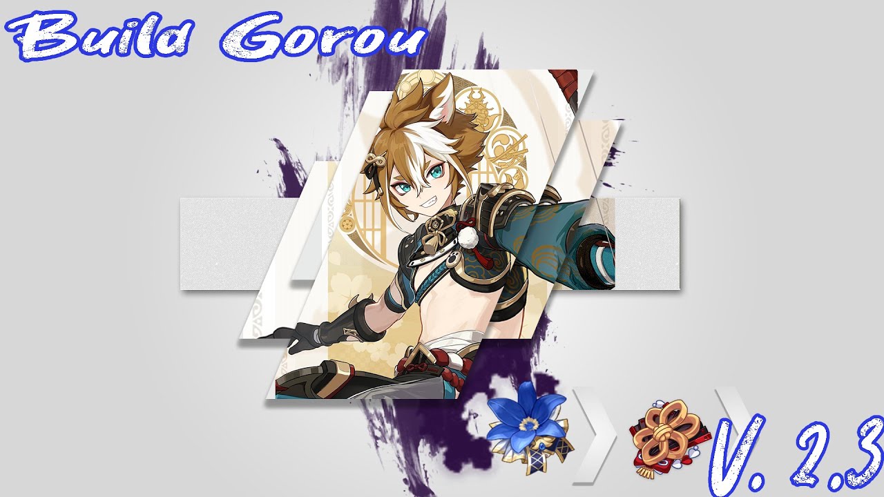 Build Gorou. Support Geo. Genshin impact 2.3 - YouTube
