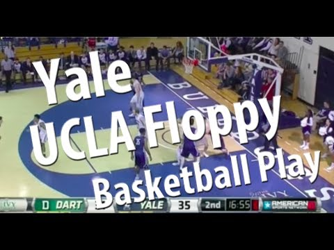 Yale UCLA Floppy Basketball Play - Floppy Basketball Plays - YouTube