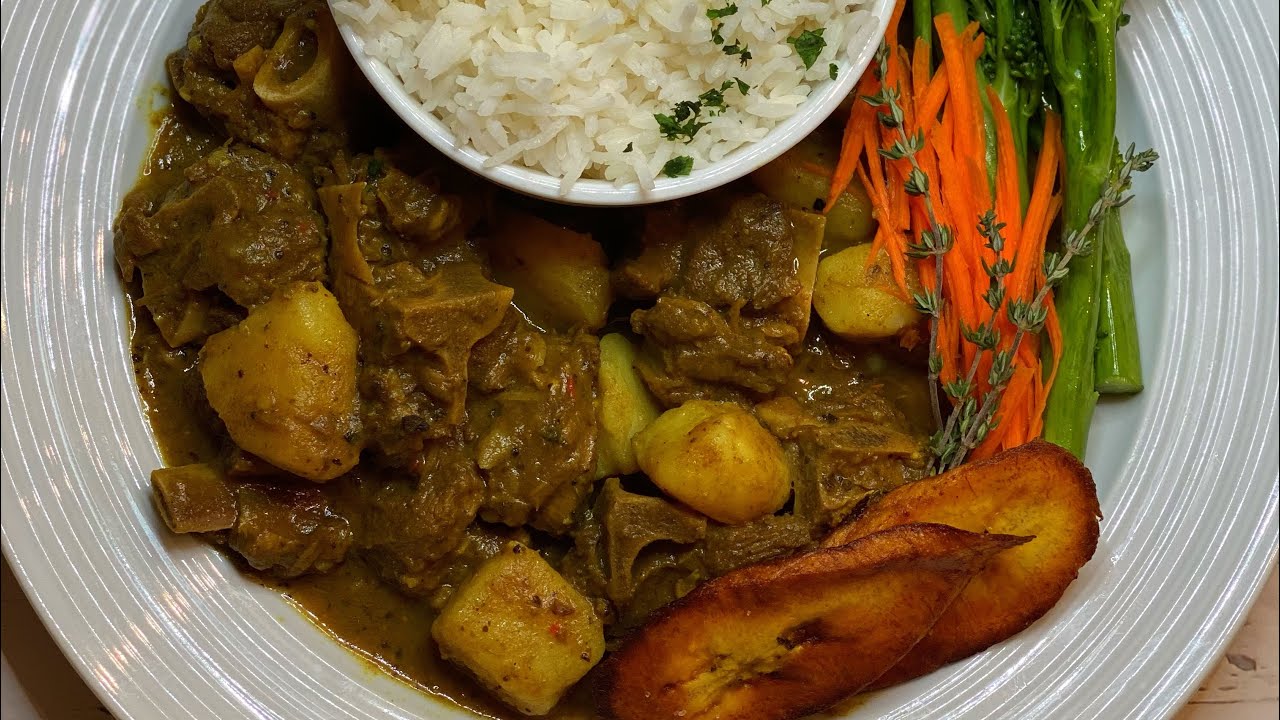 How to make Jamaican Curried Goat NO PRESSURE COOKER - YouTube