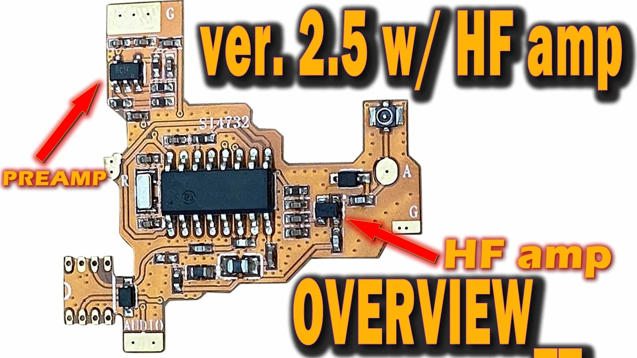 HF FULL BAND ver 2.5 w/ HF amp & audio PREAMP - Quansheng UV-K5 ...