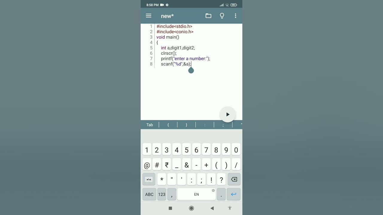C program that displays two digit numbers in reversed form #ccode # ...