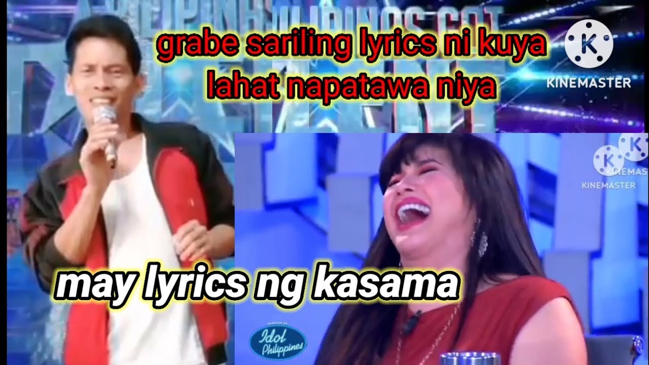 PILIPINAS GOT TALENT AUDITION- SOBRANG GALING NG LYRICS NI KUYA LAHAT ...