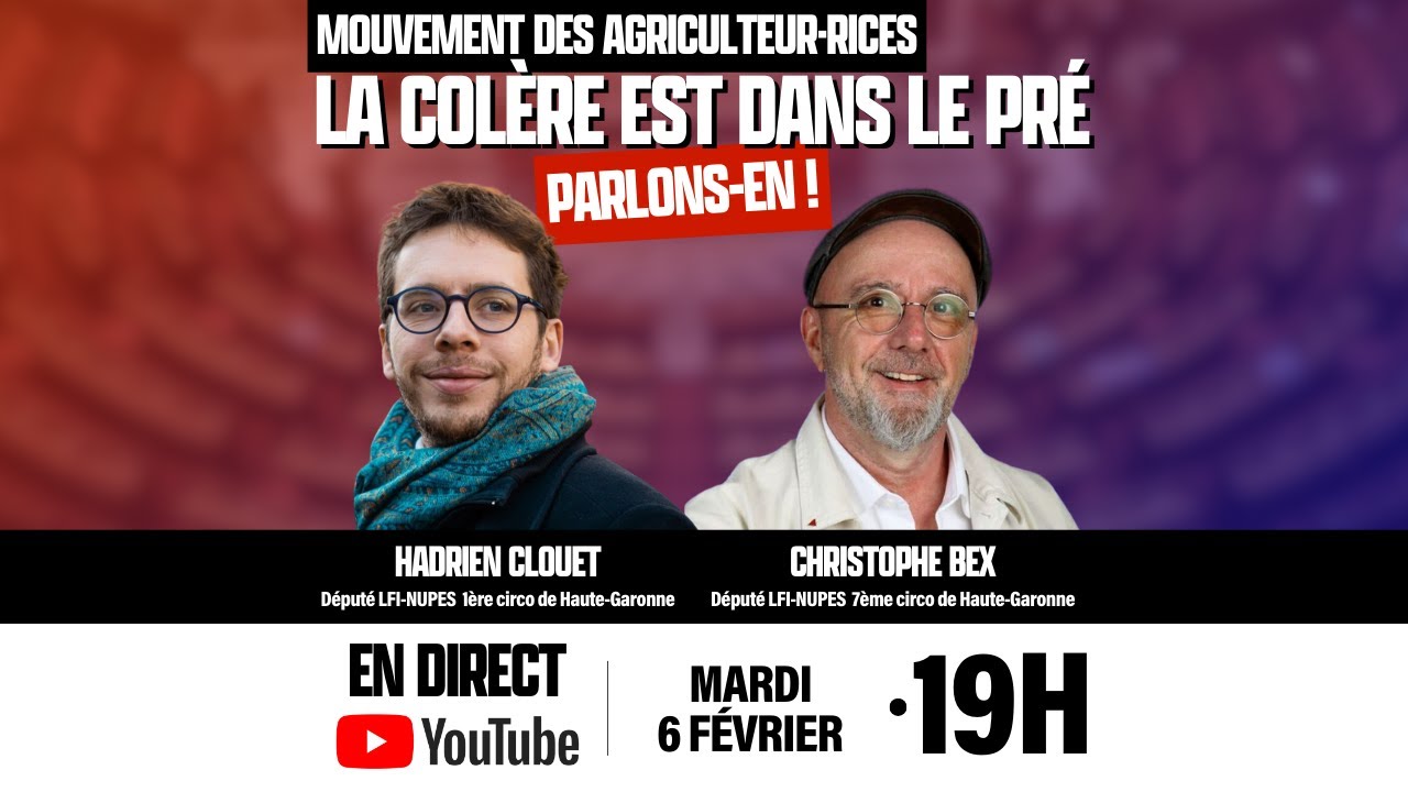 🔴 La colère est dans le pré ! En direct avec Christophe Bex - YouTube