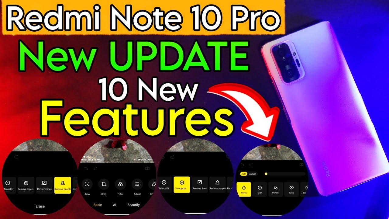 Redmi note 10 pro new update 10+ new features, Redmi note 10 pro new ...