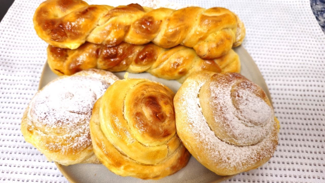 Cele mai bune placinte rasucite umplute cu branza si foi facute in casa ...