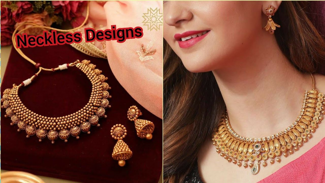 10+ Latest Gold Neckless Designs 2020 / gold neckless disigns / wedding ...