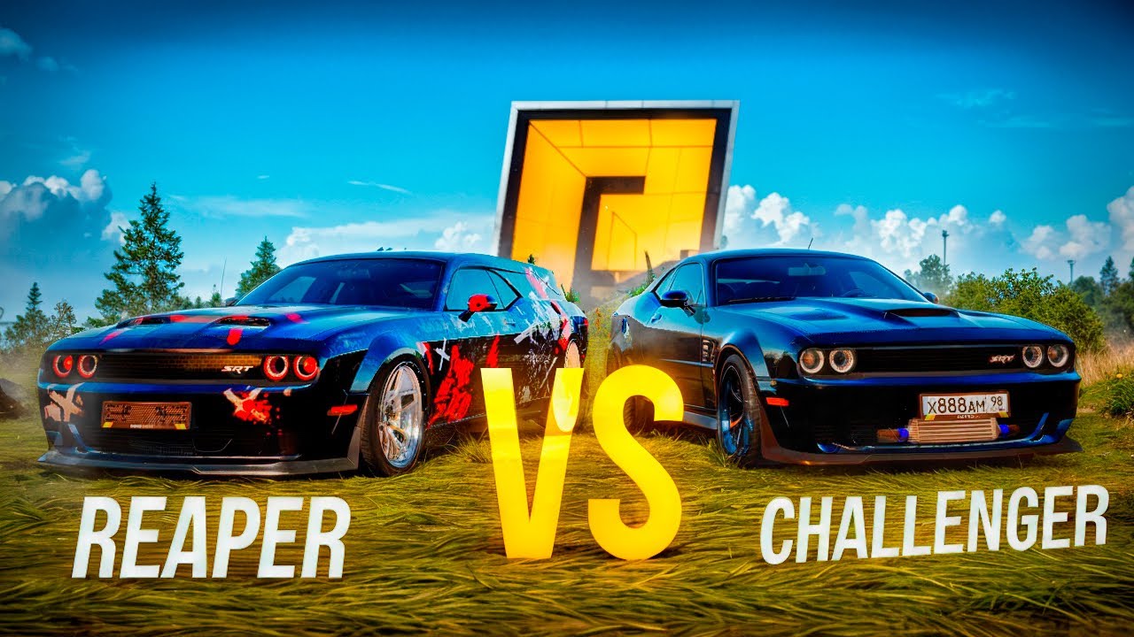 DODGE REAPER VS DODGE CHALLENGER! СРАВНЕНИЕ ДВУХ ДЕМОНОВ! РАЗНОС ...