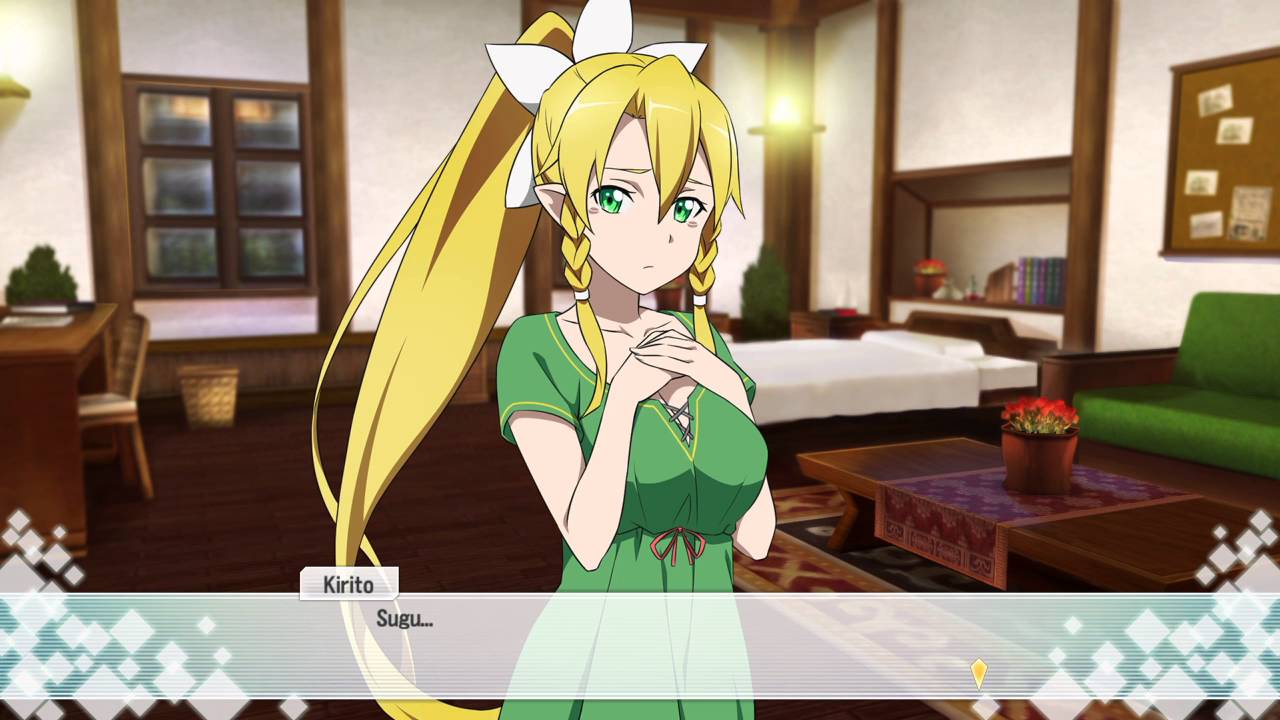 SWORD ART ONLINE Re: Hollow Fragment Leafa and Kirito Relationship pt2 ...