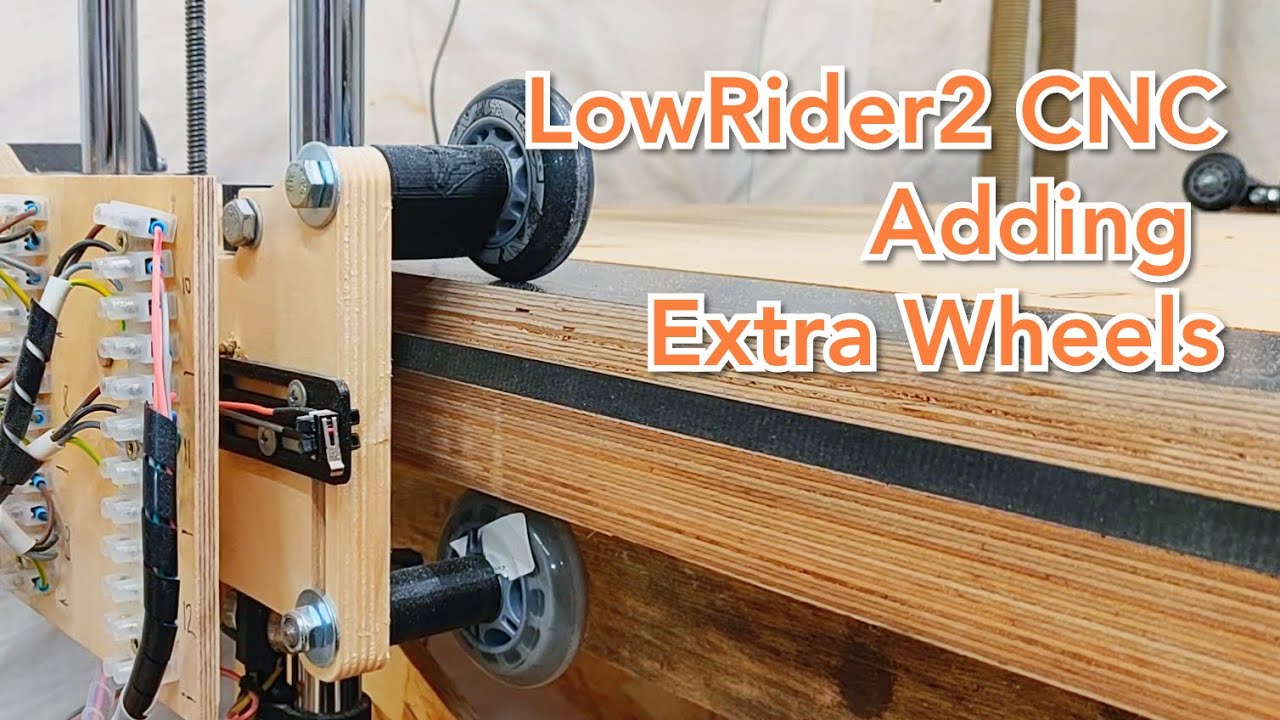 LowRider2 CNC Y plate upgrade - YouTube
