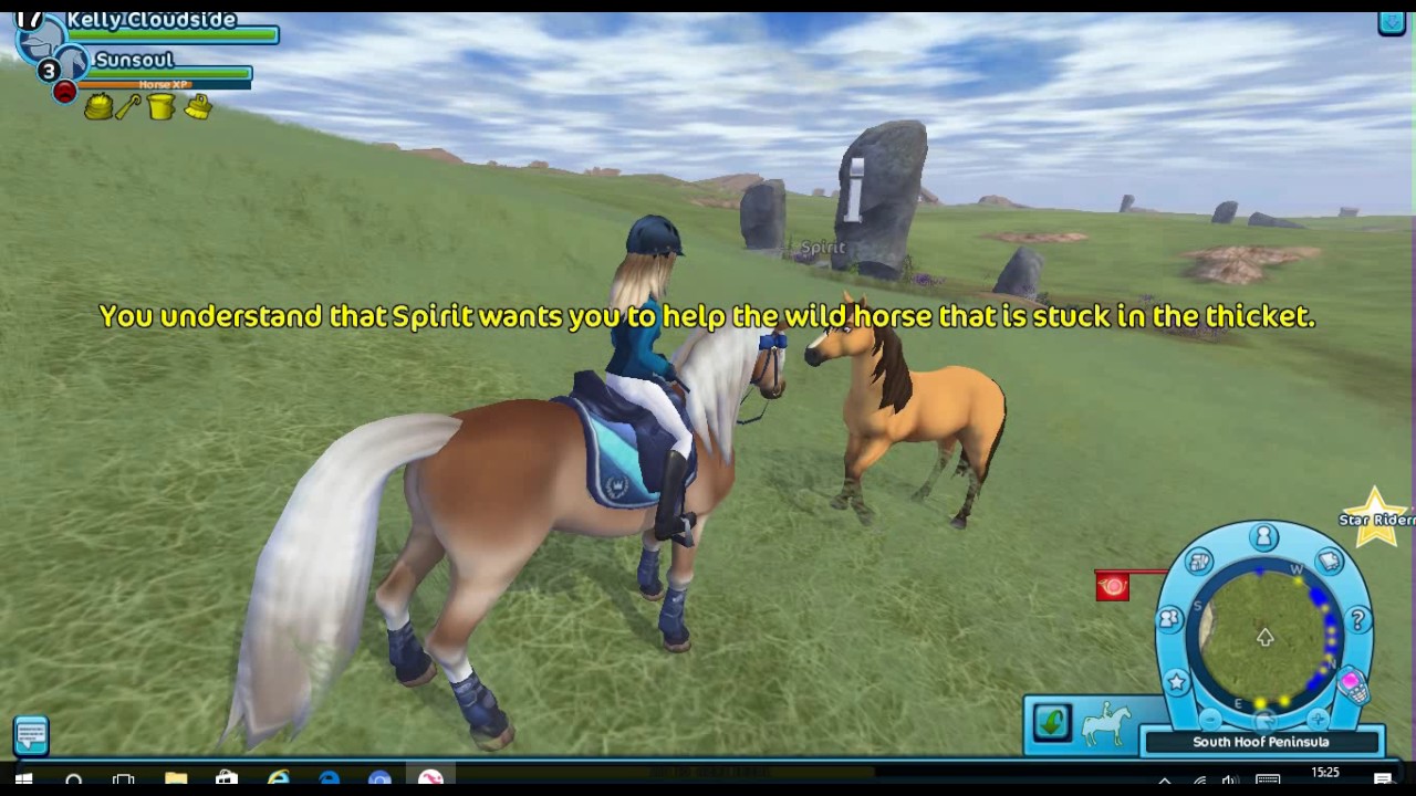 starstable. spirit series ep 3 stuck horse - YouTube