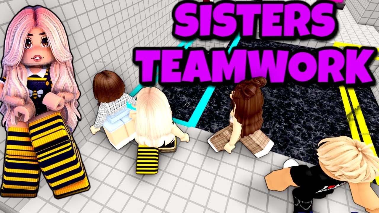 💗 Sisters Teamwork 💗 | teamwork puzzles | Roblox | Voice | Unedited ...