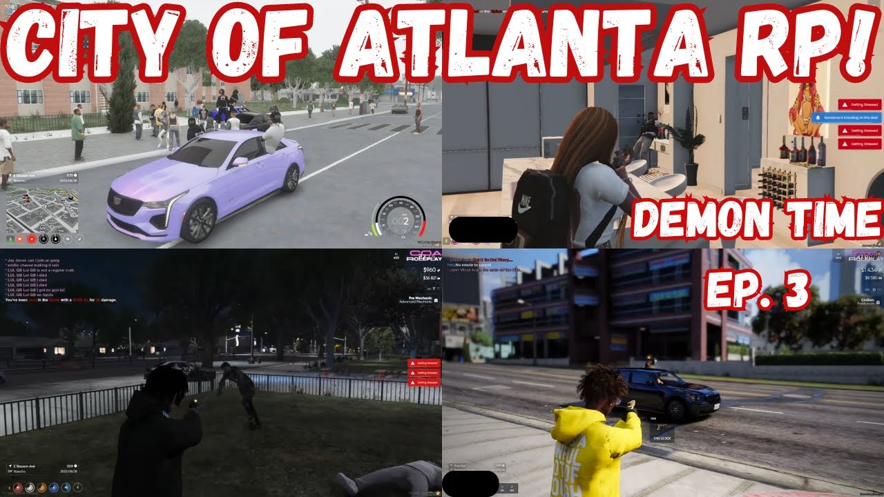 City Of Atlanta RP! Demon Time EP.3! NONE STOP SLIDIN 😈💥🔫 | COA | GTARP ...