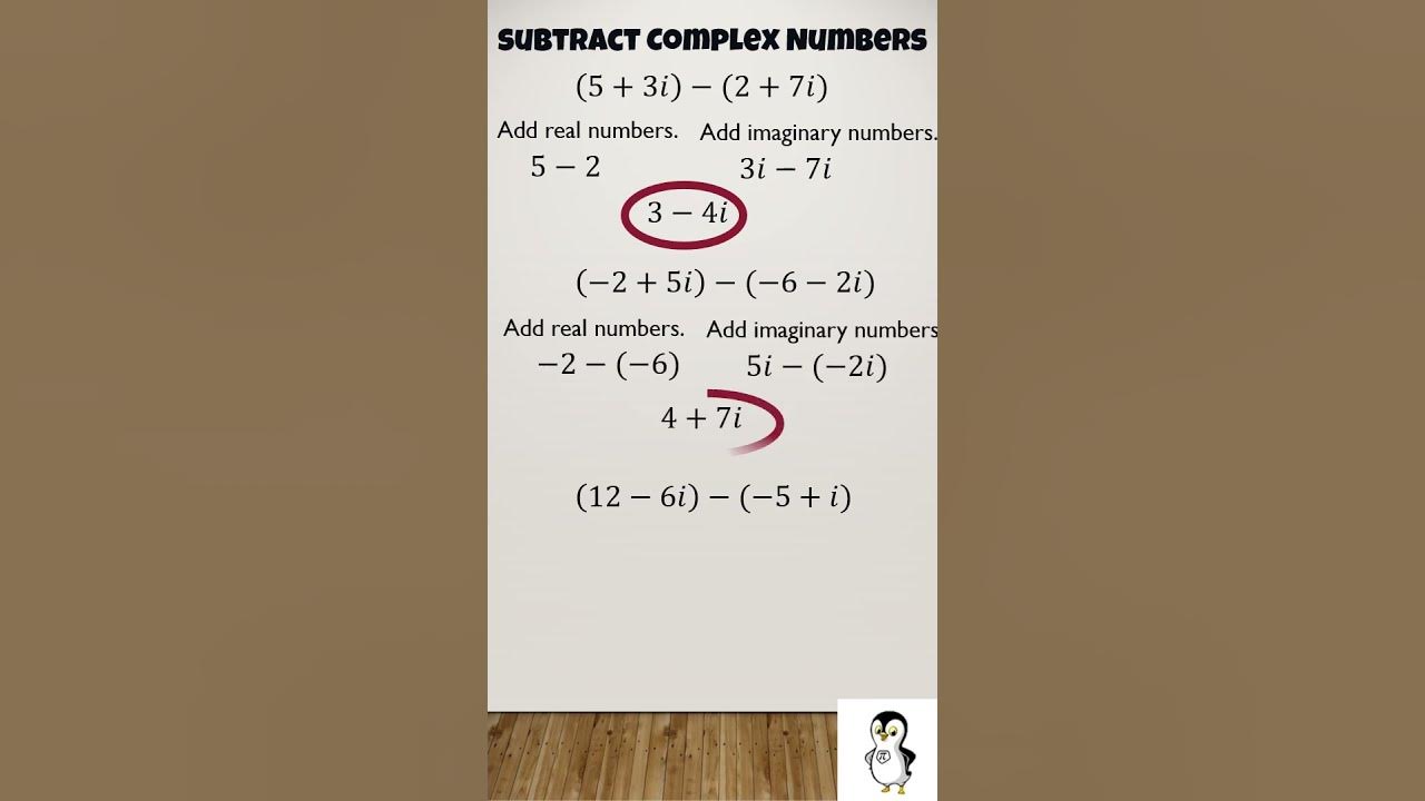 Subtract Complex Numbers Easily: A Step-by-step Math Tutorial #