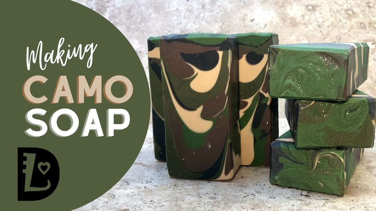 Making Camo Soap | November 2020 | LauriLin Designs - YouTube
