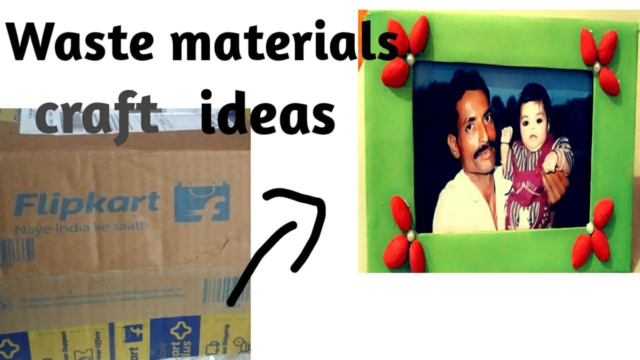 How To Make Photo Frame At Home /Cardboard Box With Photo Frame / By ...