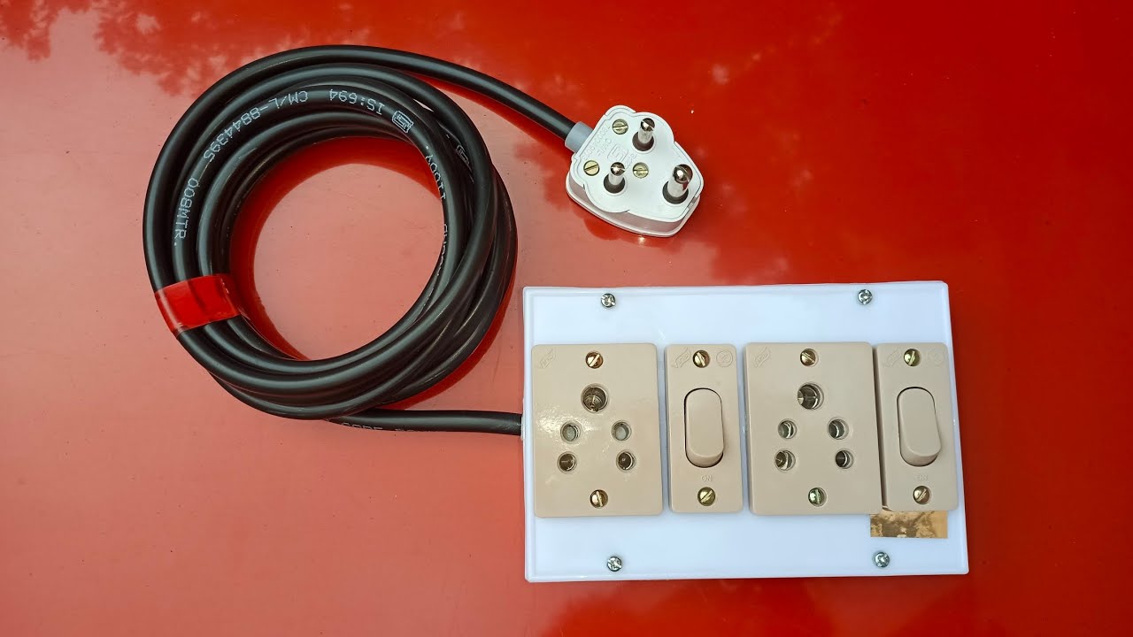 How To Make An Extension Box 2Sockets 2Switches Box Wiring how-to-make-an-extension-box-2sockets-2switches-box-wiring