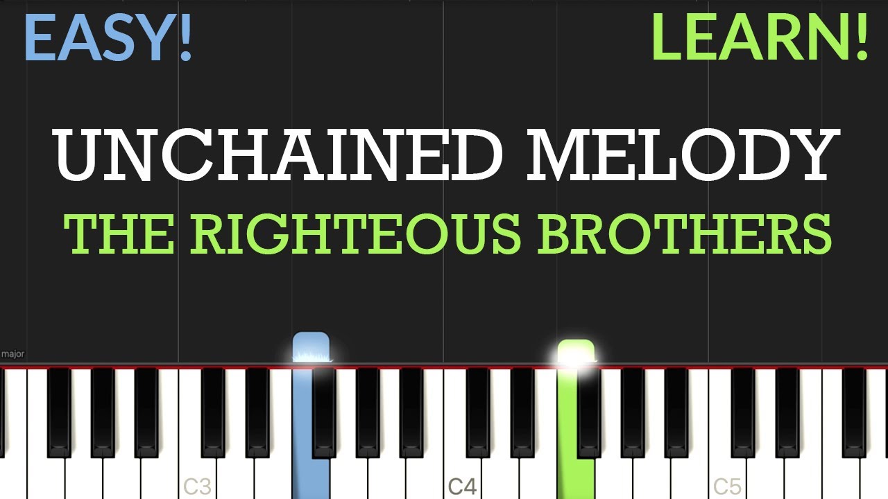 Unchained Melody - The Righteous Brothers | EASY Piano Tutorial - YouTube