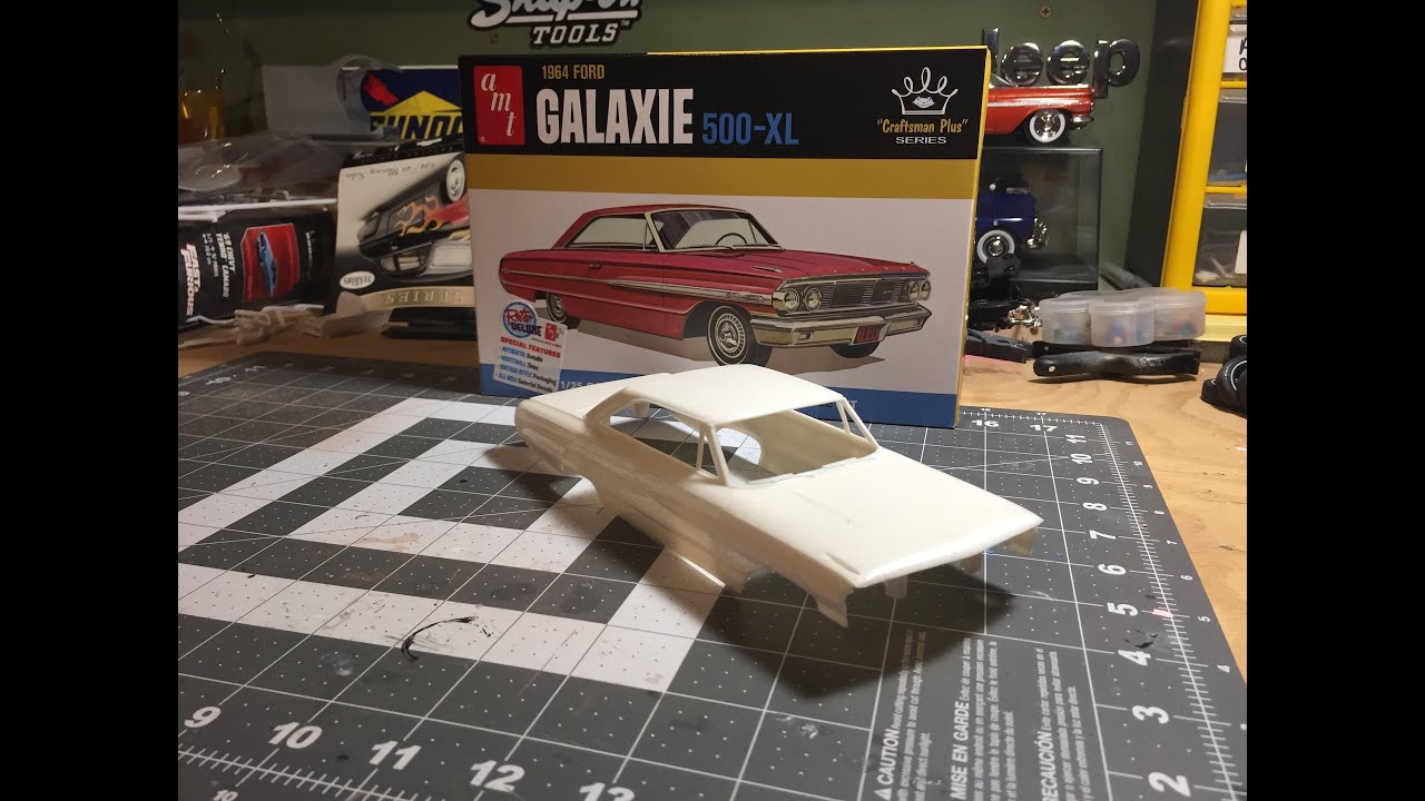 AMT 1964 Ford Galaxie 500-XL Unboxing - YouTube