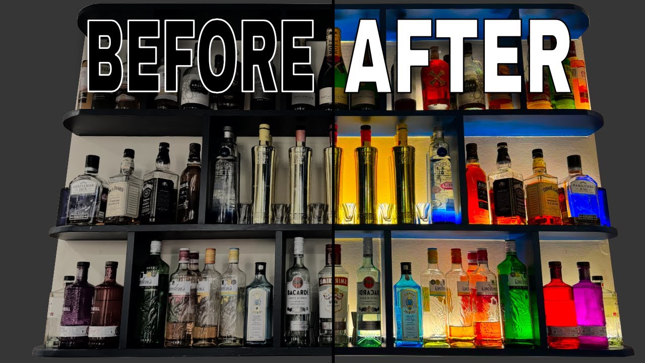 How to install LED Strip Lights in Shelving & Bars - YouTube