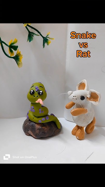 Snake clay modelling for kids Clay Snake making How to make Snake clay ...