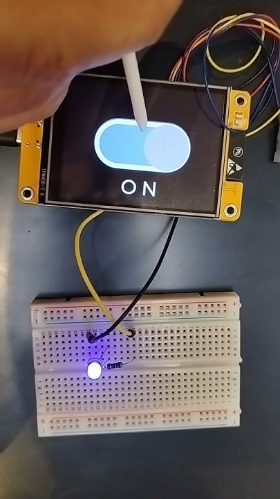 LVGL ESP32 Switch to turn Led on and off (Tutorial Link In Description for Beginners) - YouTube
