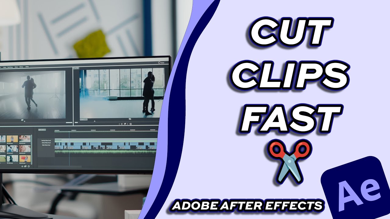 How to Cut & Trim Footage in Adobe After Effects - YouTube