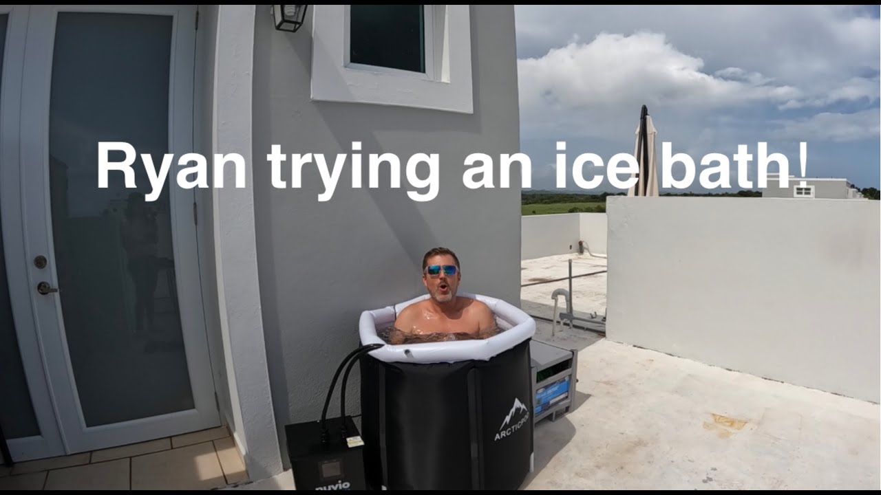 First Time Using Ice Bath in Puerto Rico! - YouTube