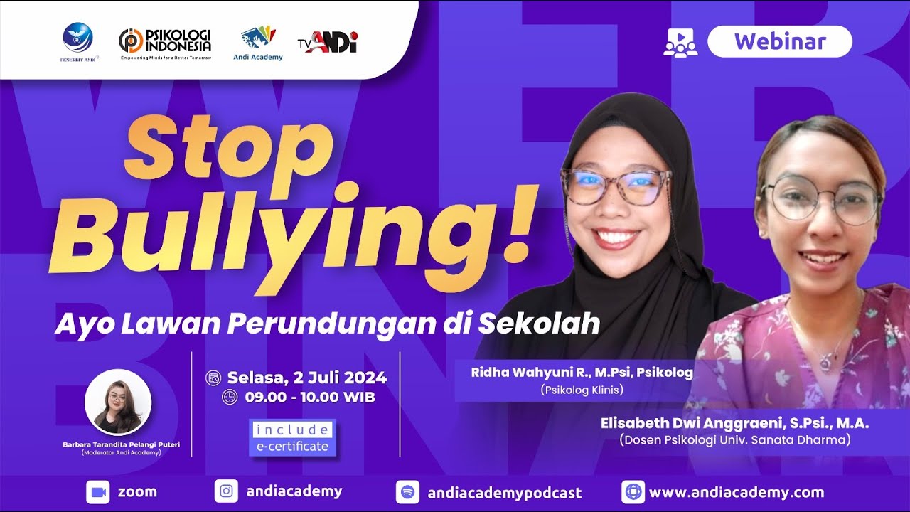 Stop Bullying! Ayo Lawan Perundungan di Sekolah #indonesia #education # ...