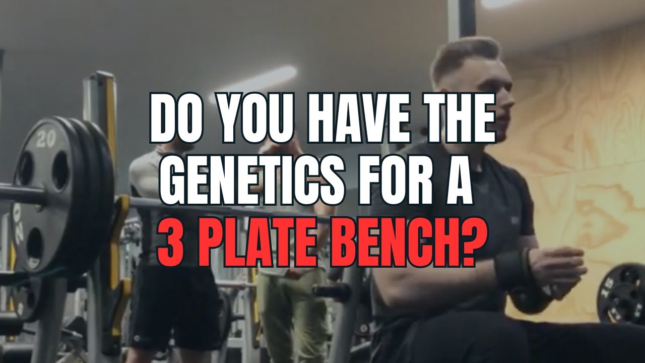Can every guy get to a 3 plate bench press? - YouTube