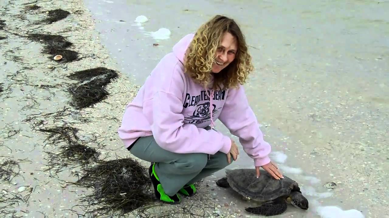 julie with turtle - YouTube