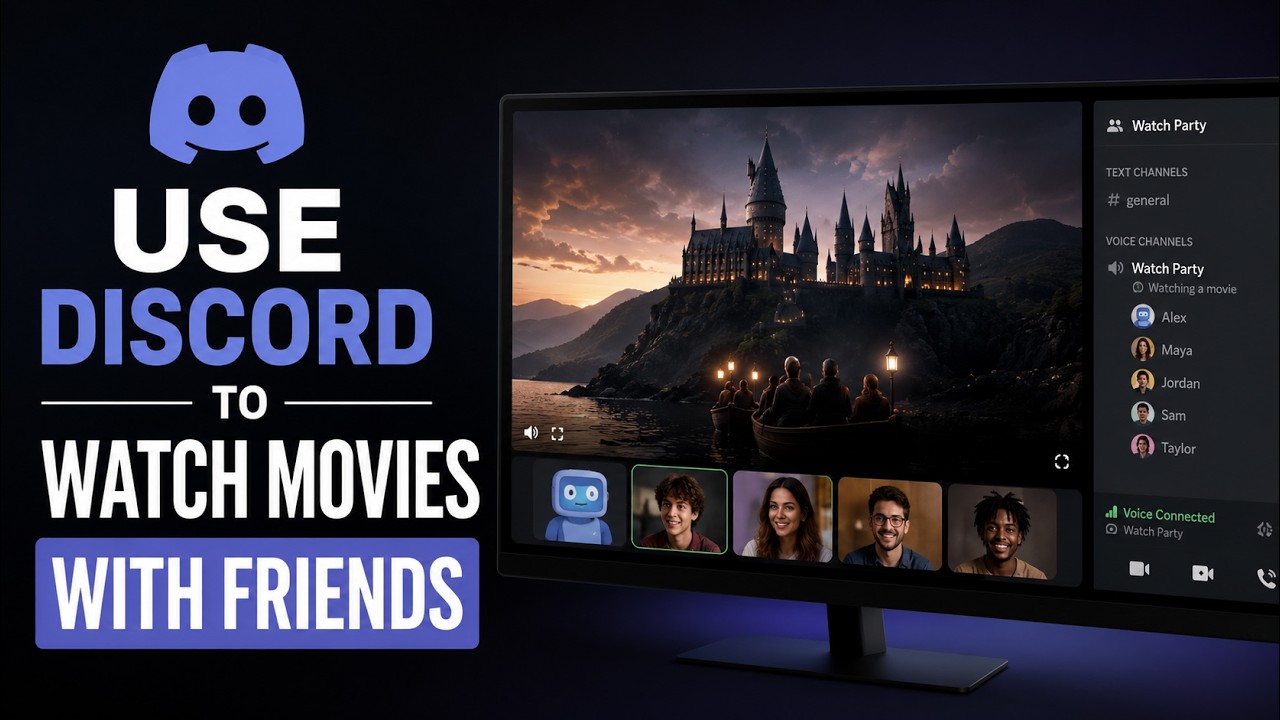 How to Use Discord to Watch Movies with Friends | Discord Watch ...