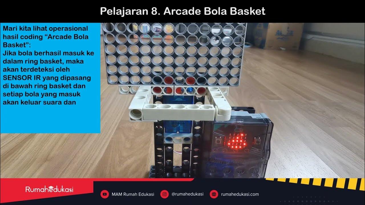 Lesson 8 Beginner Micro:bit Compatible Robots "Basketball Arcade" - YouTube