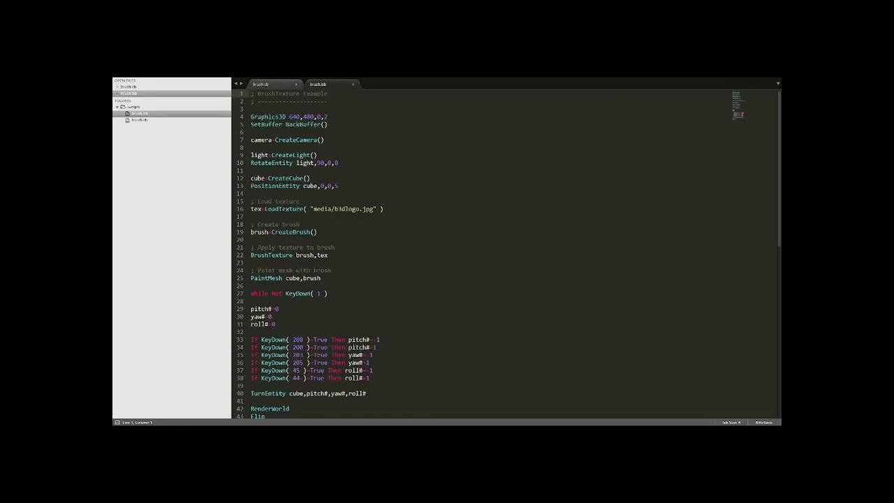 Blast3D and Blitz3D Code Comparison 1 - Easy Transition - YouTube