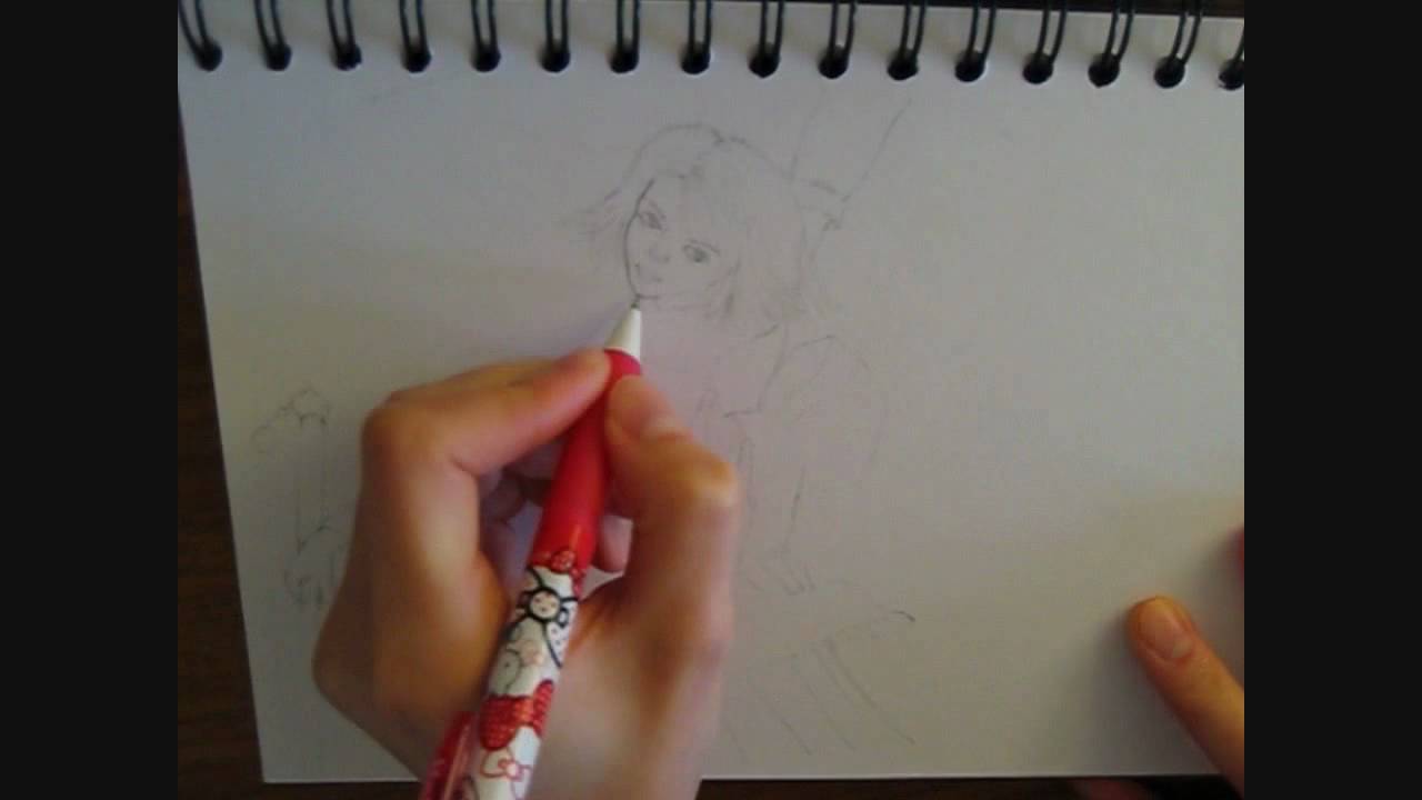 Drawing Yuna (Final Fantasy X) - YouTube