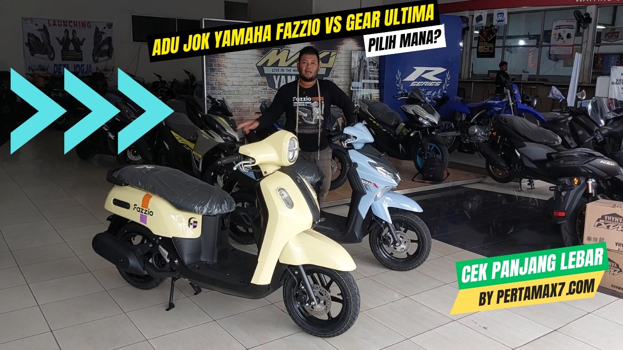 ADU Panjang Jok Yamaha FAZZIO VS GEAR Ultima Hybrid Cek Lebar Mana? # ...