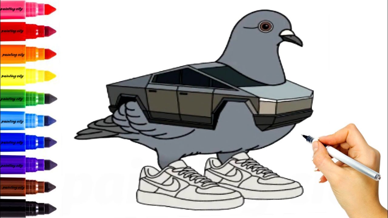 How to Draw Piccione Macchina - Fun & Easy Step-by-Step Guide! - YouTube