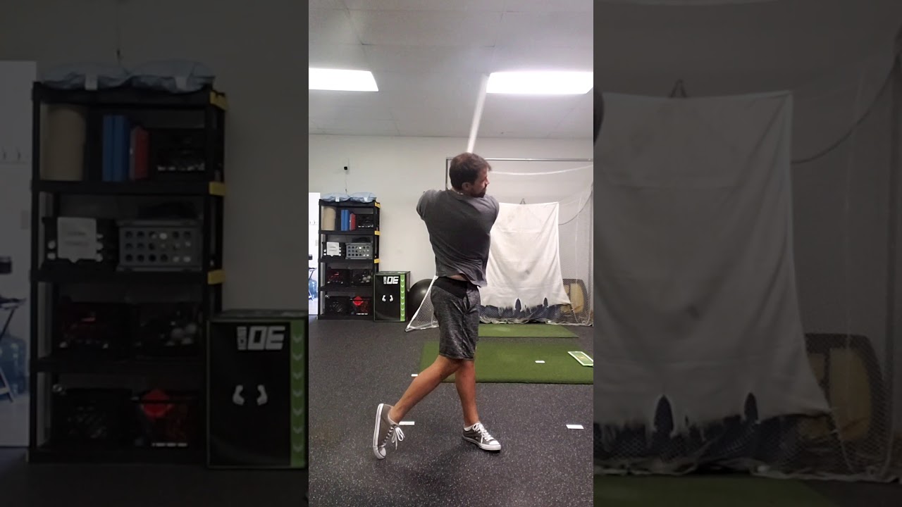 Rib cracker golf swing drill - YouTube