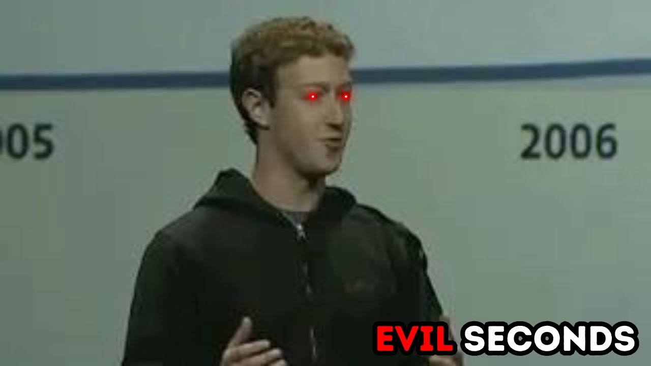 Mark Zuckerberg 10 evil seconds of his life - YouTube