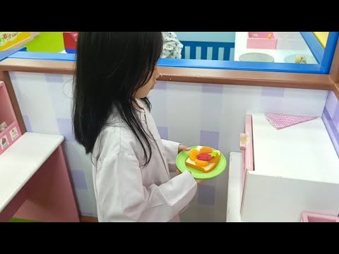 mainan kasir main kue tart dan mainan es krim di kidzooona mog - YouTube