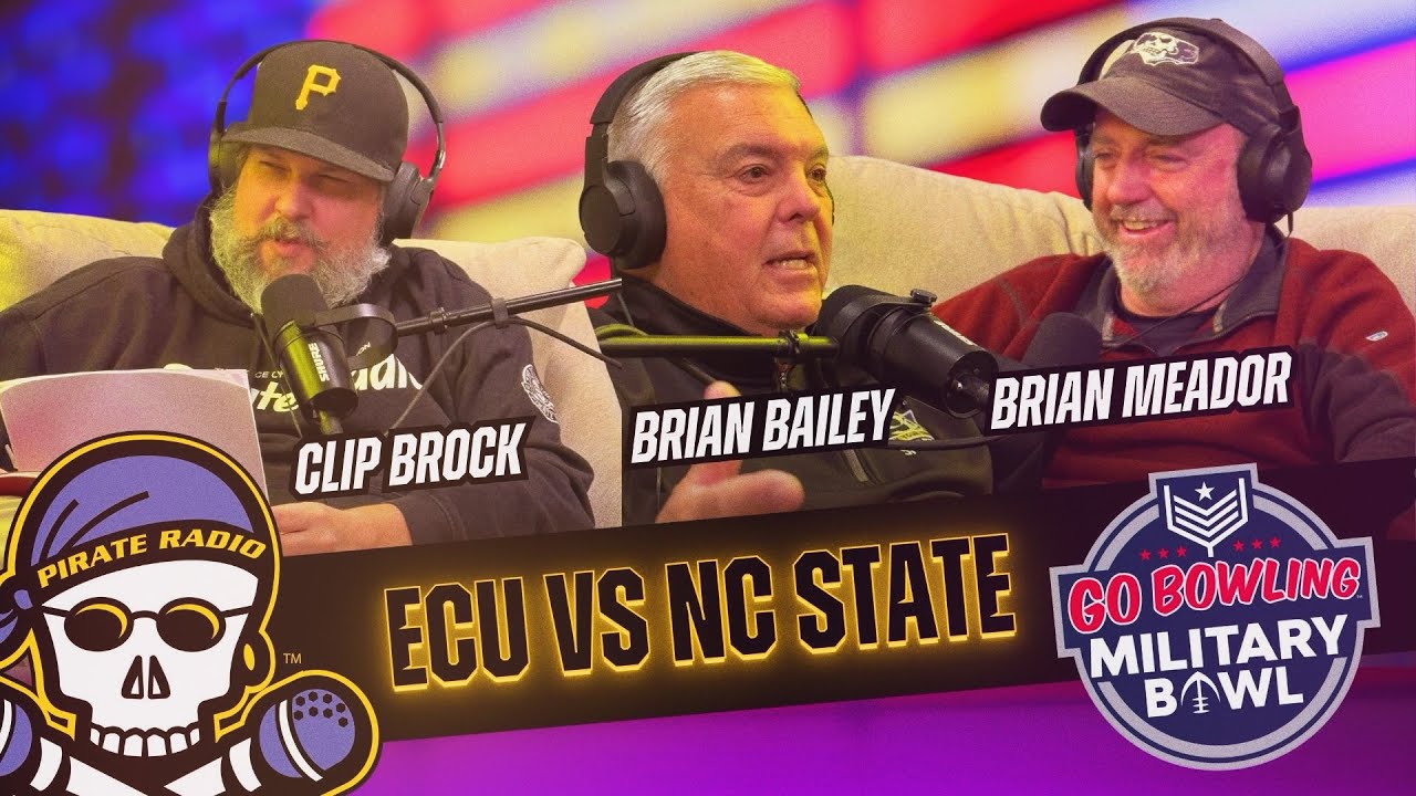 ICYMI: Brian Bailey, Clip Brock and Brian Meador on ECU Football vs NC ...