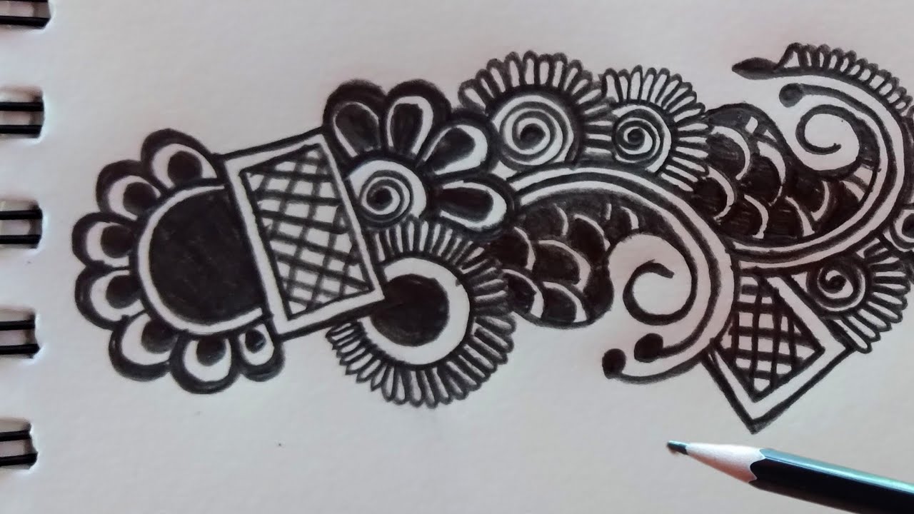 Beautiful Modern Mehndi Design for Beginners | Easy Mehndi Design on ...