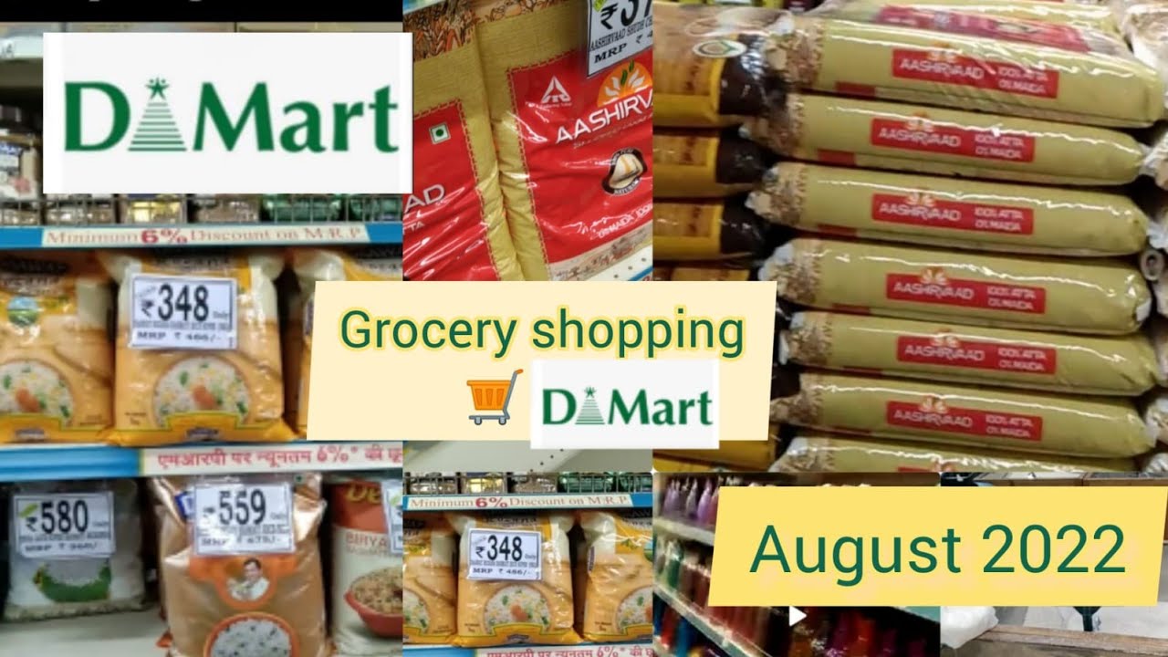 Dmart Grocery Shopping | #haul. - YouTube
