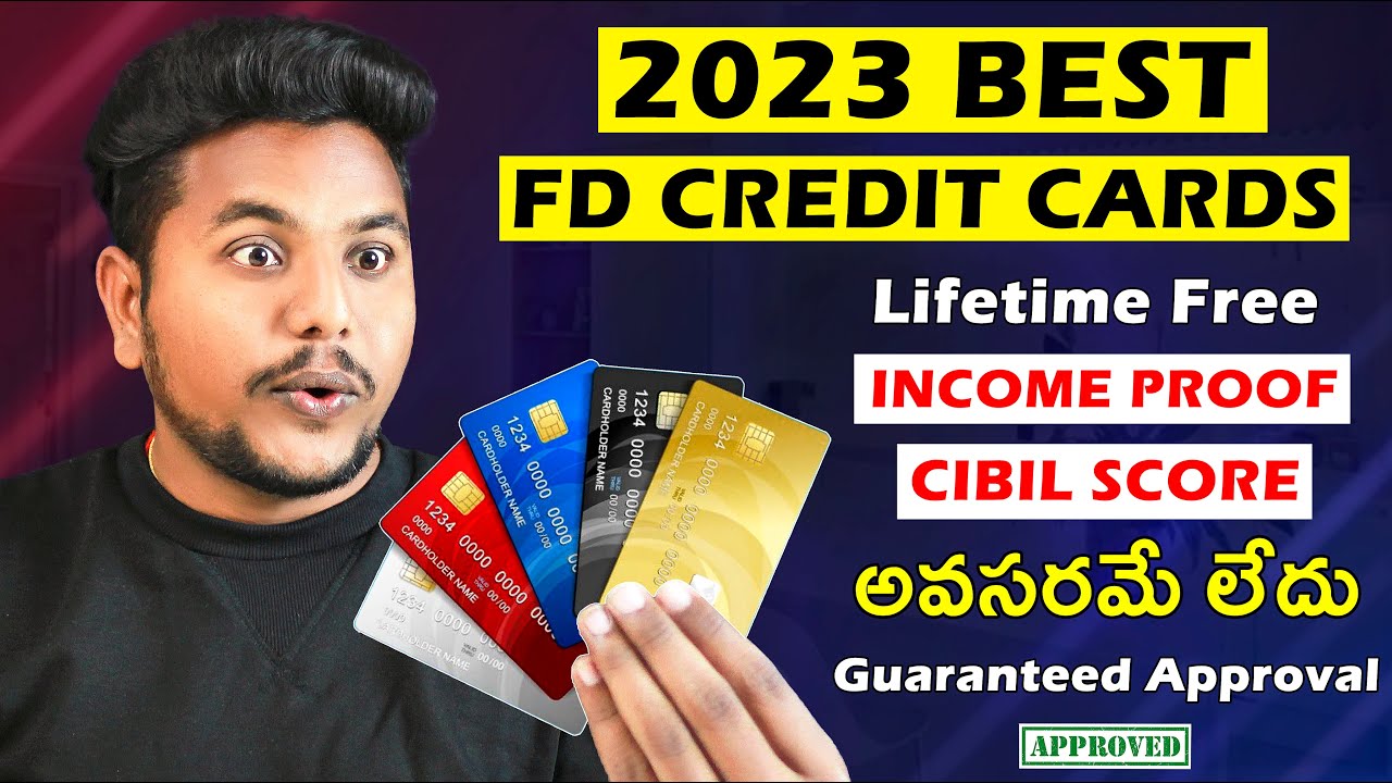 Best FD Credit Cards in 2023 Without Income Proof | Best Secured Credit ...