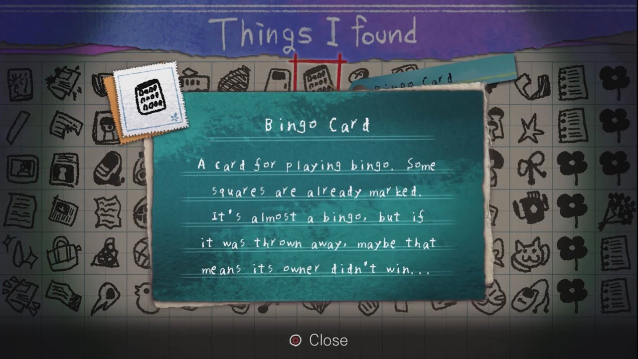 Yomawari Lost in the Dark #151 Bingo Card - YouTube